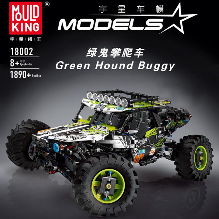 MOULD KING 18002 MOC-19517 MOC-19664 4WD RC Buggy with 1890 Pieces ...