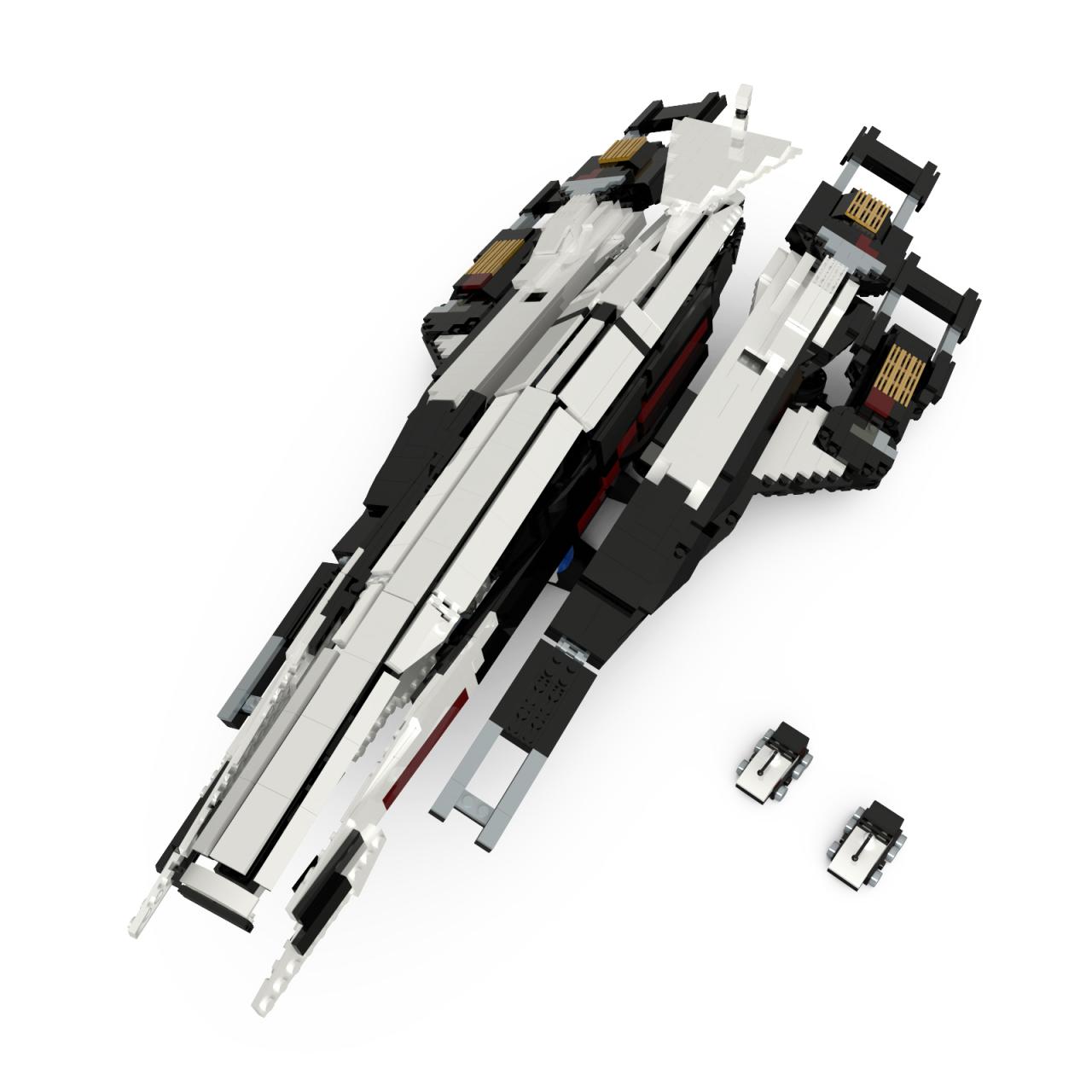 MOC-21578 Mass Effect Normandy SR-1 with 1886 pieces | MOULD KING