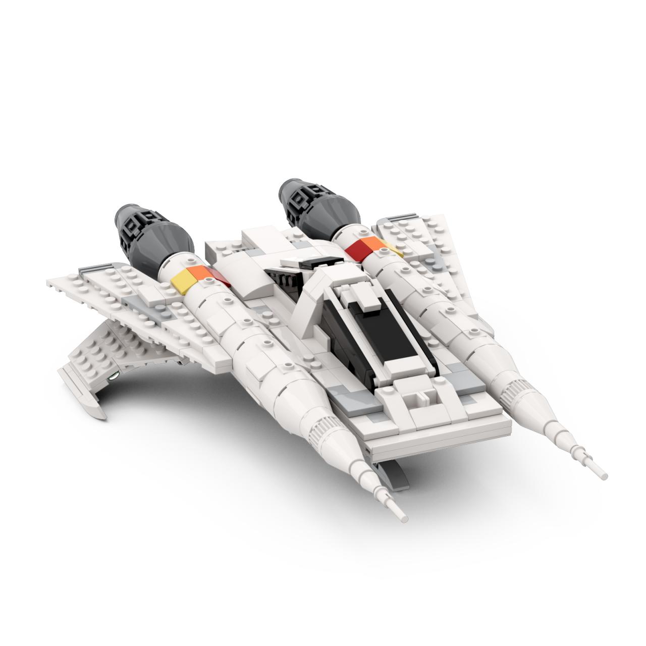 MOC-48610 BUCK ROGERS Starfighter Ship with 548 pieces | MOULD KING