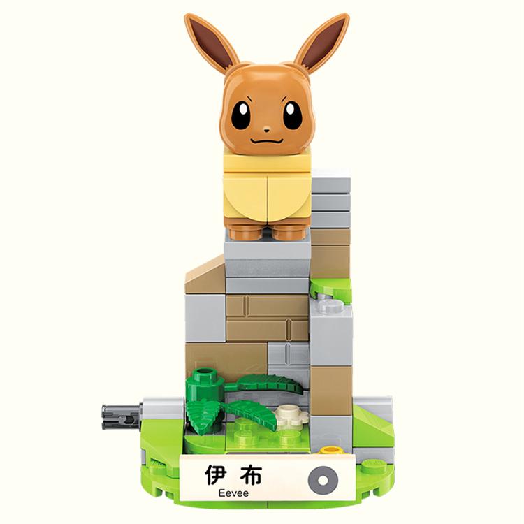 Qman B0101-0106 Mini Pokemon with 60 pieces | MOULD KING
