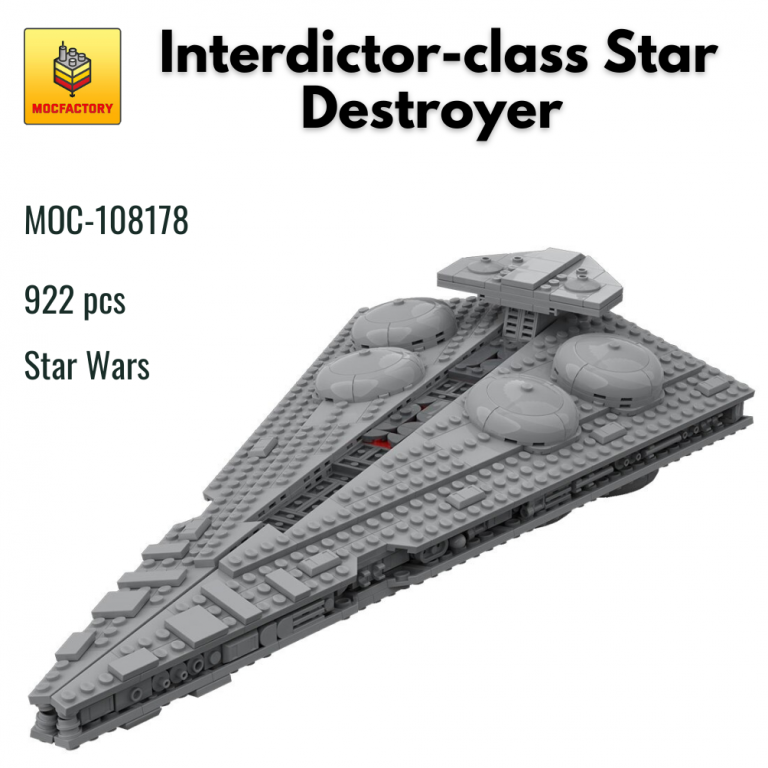 MOC-108178 Interdictor-class Star Destroyer With 922PCS | MOULD KING