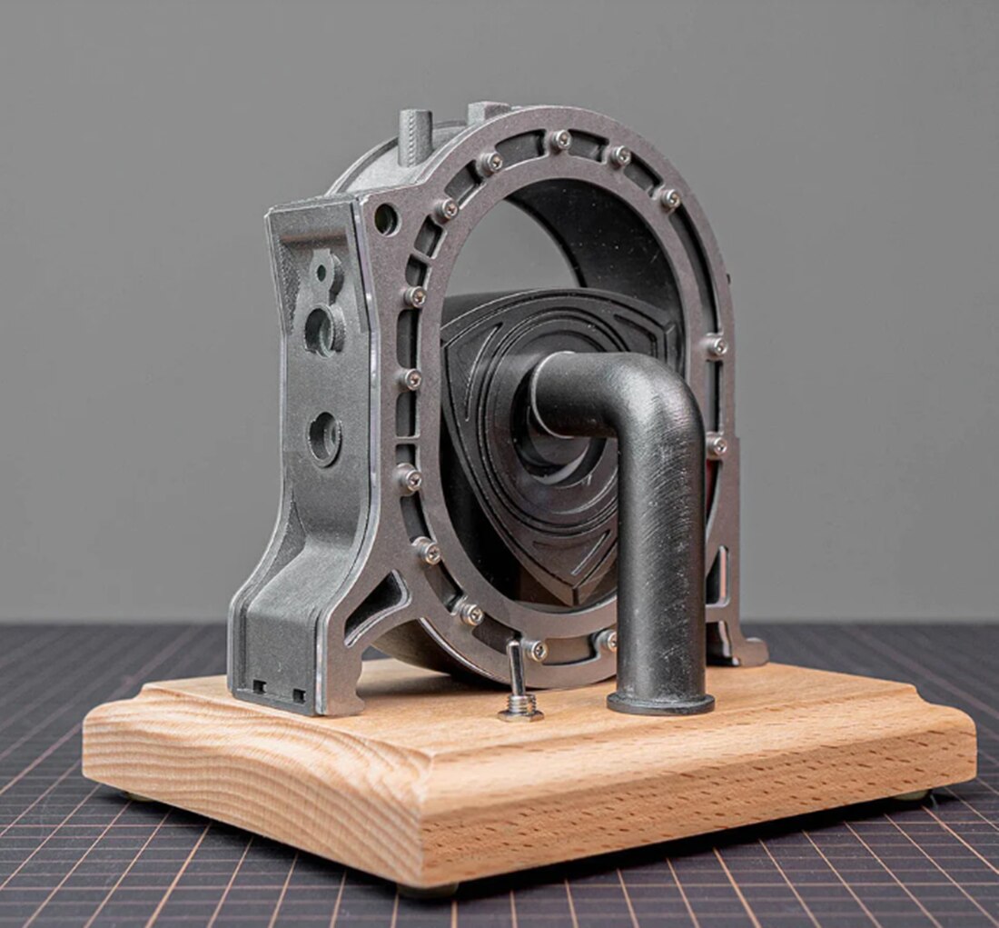 Rotary Engine Model Metal Mechanical Assembly Kit Ornaments Simulation ...