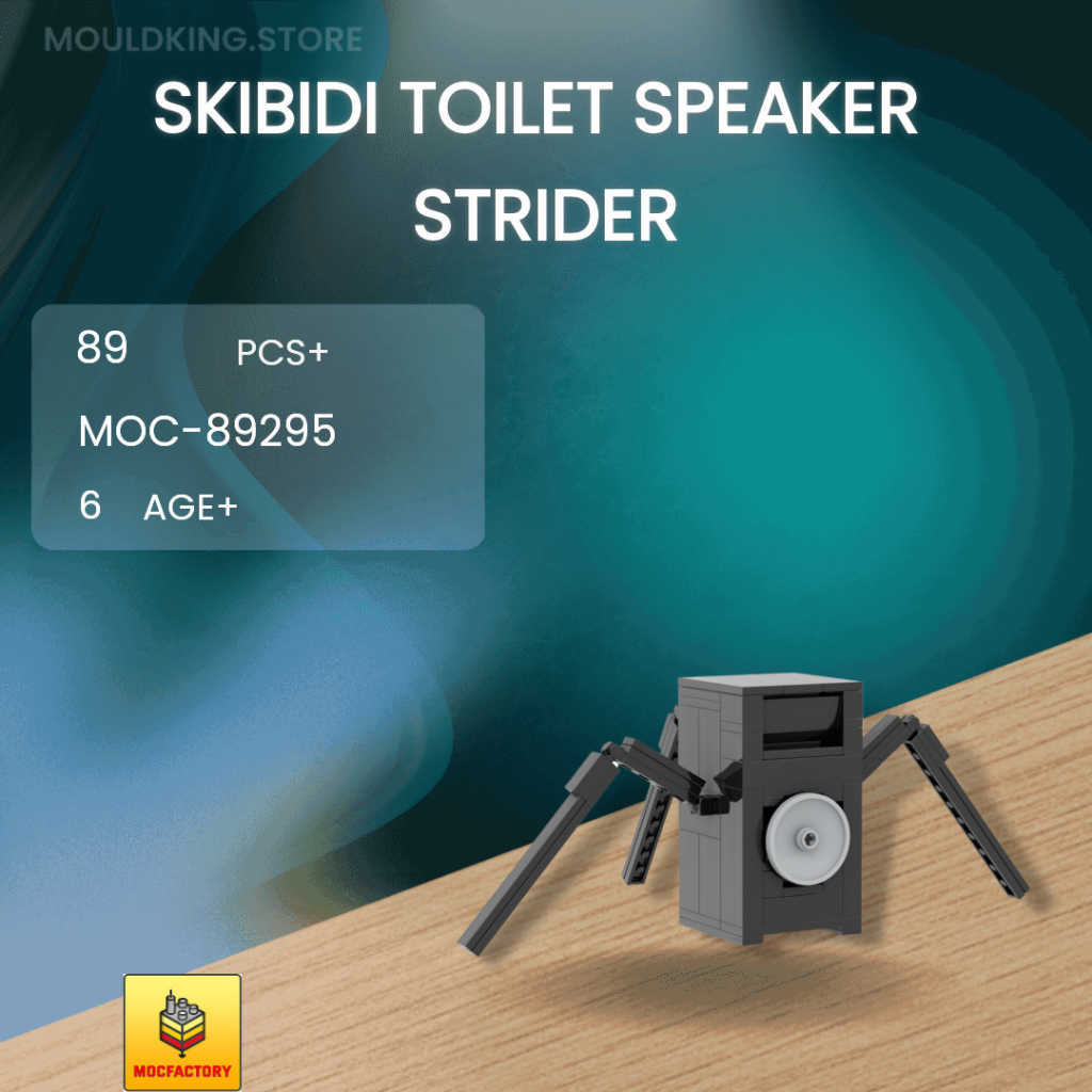 MOC Factory 89295 Skibidi Toilet Speaker Strider with 89 Pieces | MOULD ...