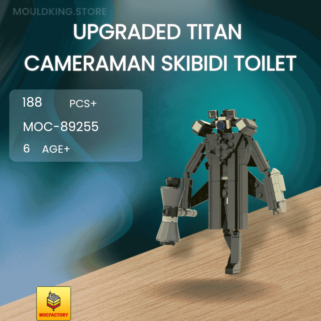 MOC Factory 89255 Upgraded Titan Cameraman Skibidi Toilet with 188 ...